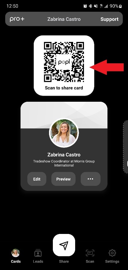 How to Share Card Offline